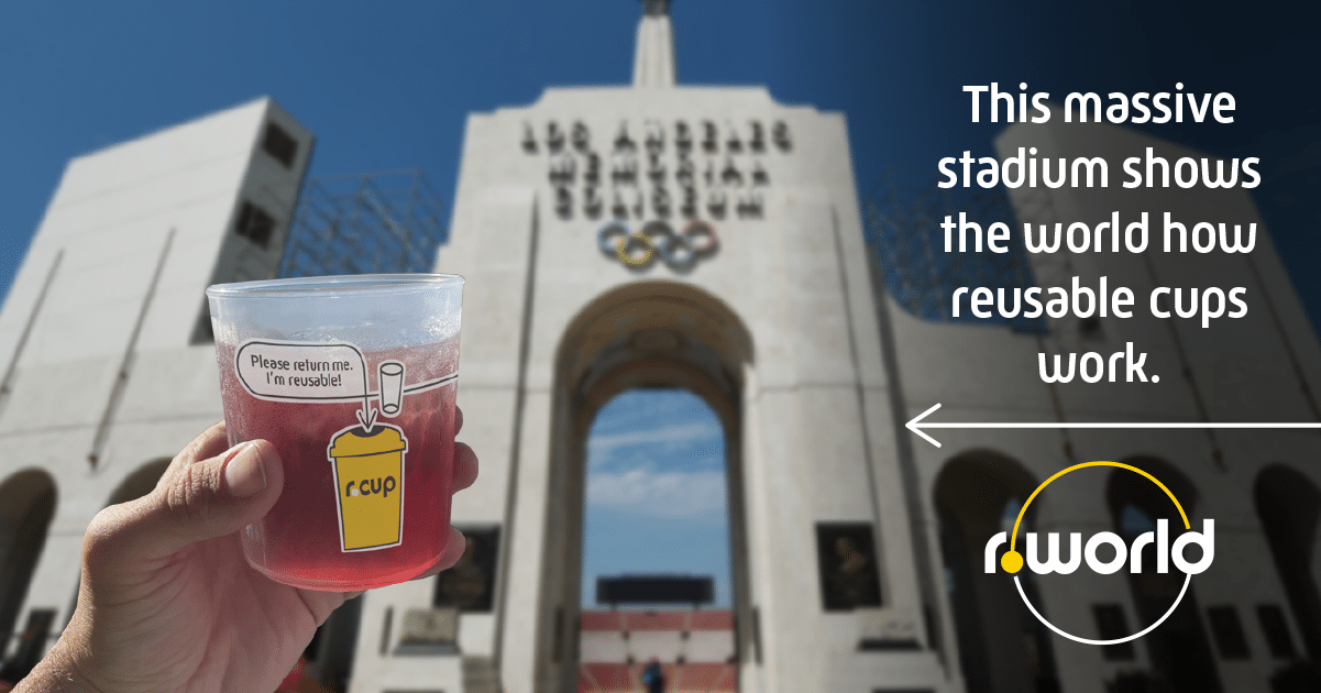 L.A. Coliseum switches to reusable stadium cups from r.World